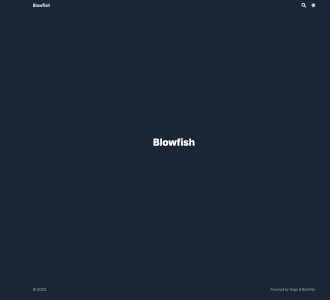 Build your homepage using Blowfish and Hugo · Blowfish