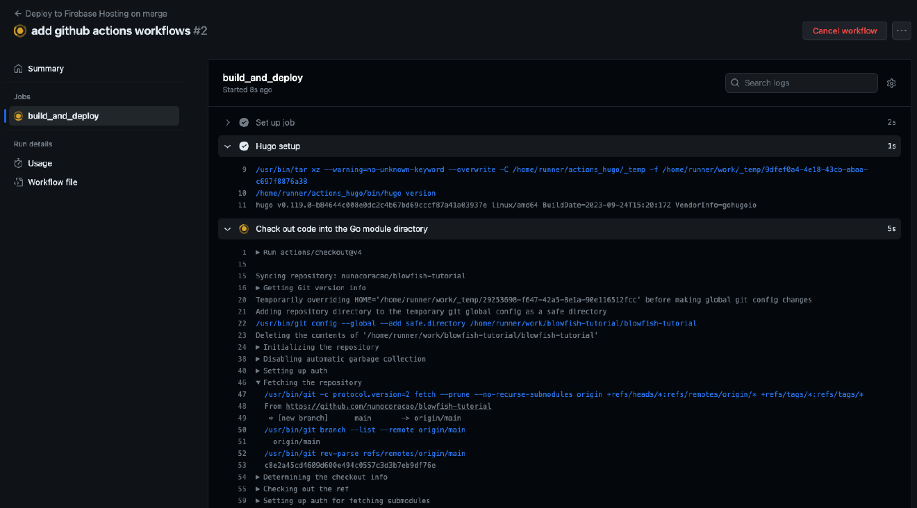 Build your homepage using Blowfish and Hugo · Blowfish